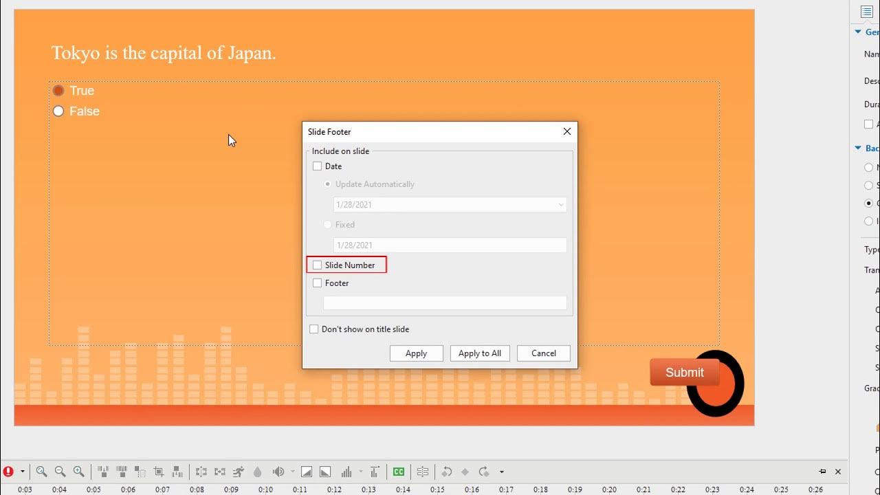 How to Change Slide Names and Numbers - ActivePresenter 8 - YouTube