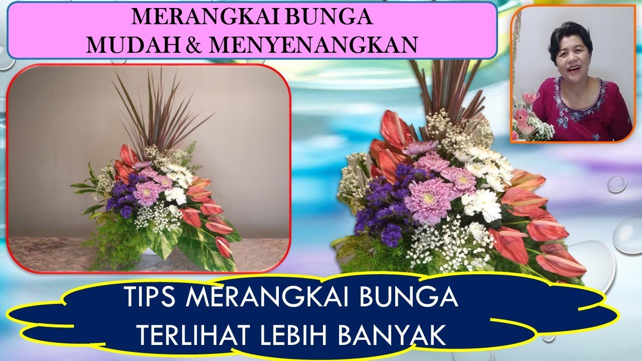 Merangkai Bunga Mudah & Menyenangkan, Tips Merangkai Bunga Terlihat ...