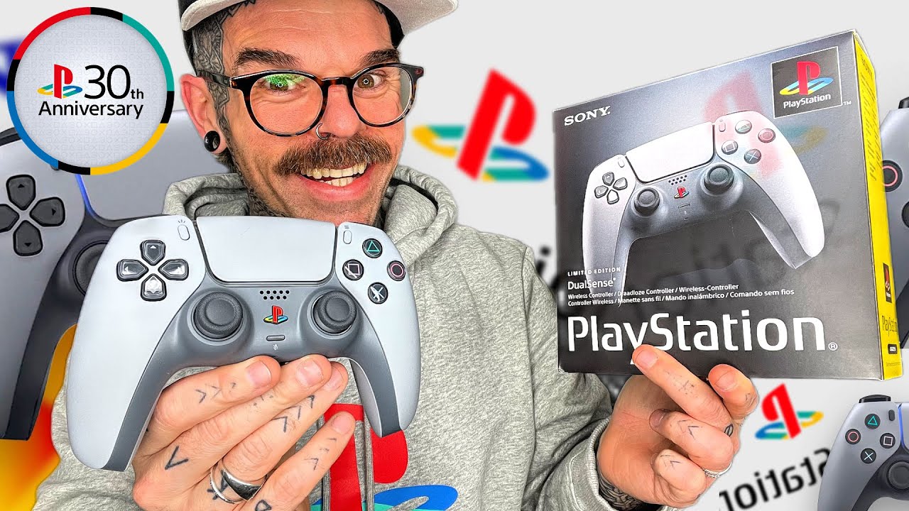 NEW 30TH Anniversary Edition PS5 Controller | Unboxing & First ...