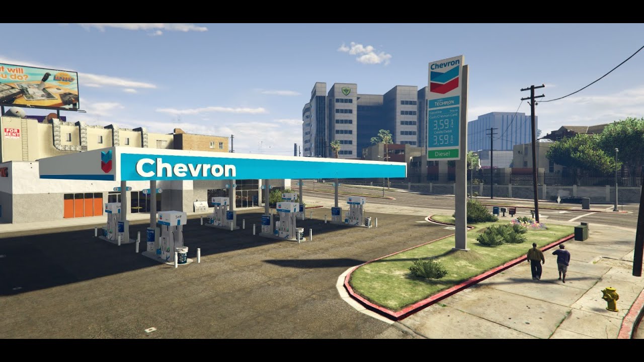 RELEASE - Chevron Gas Station - FIVEM - GTAV - ATLANTA GA - ATL MODELS ...
