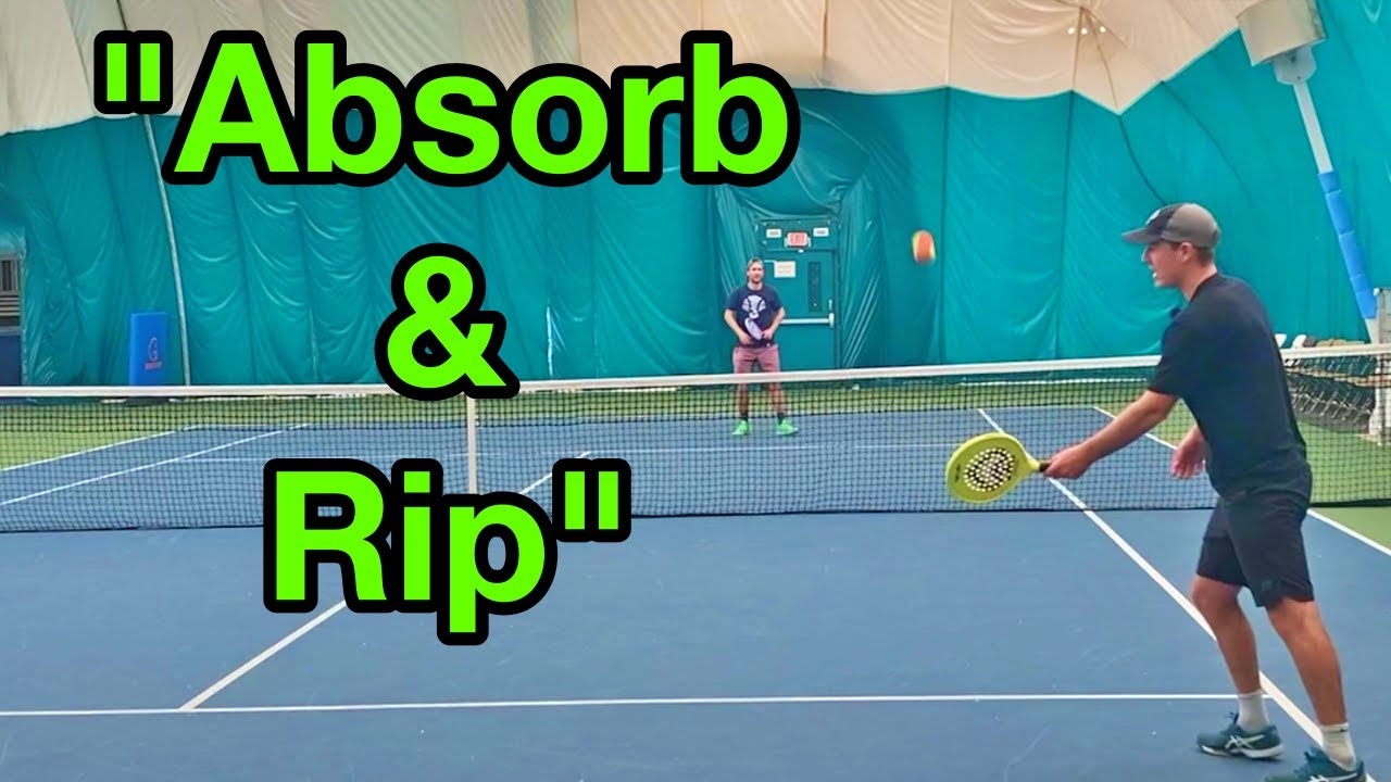 "Absorb & Rip" Tennis (Spec Tennis Drill) - YouTube