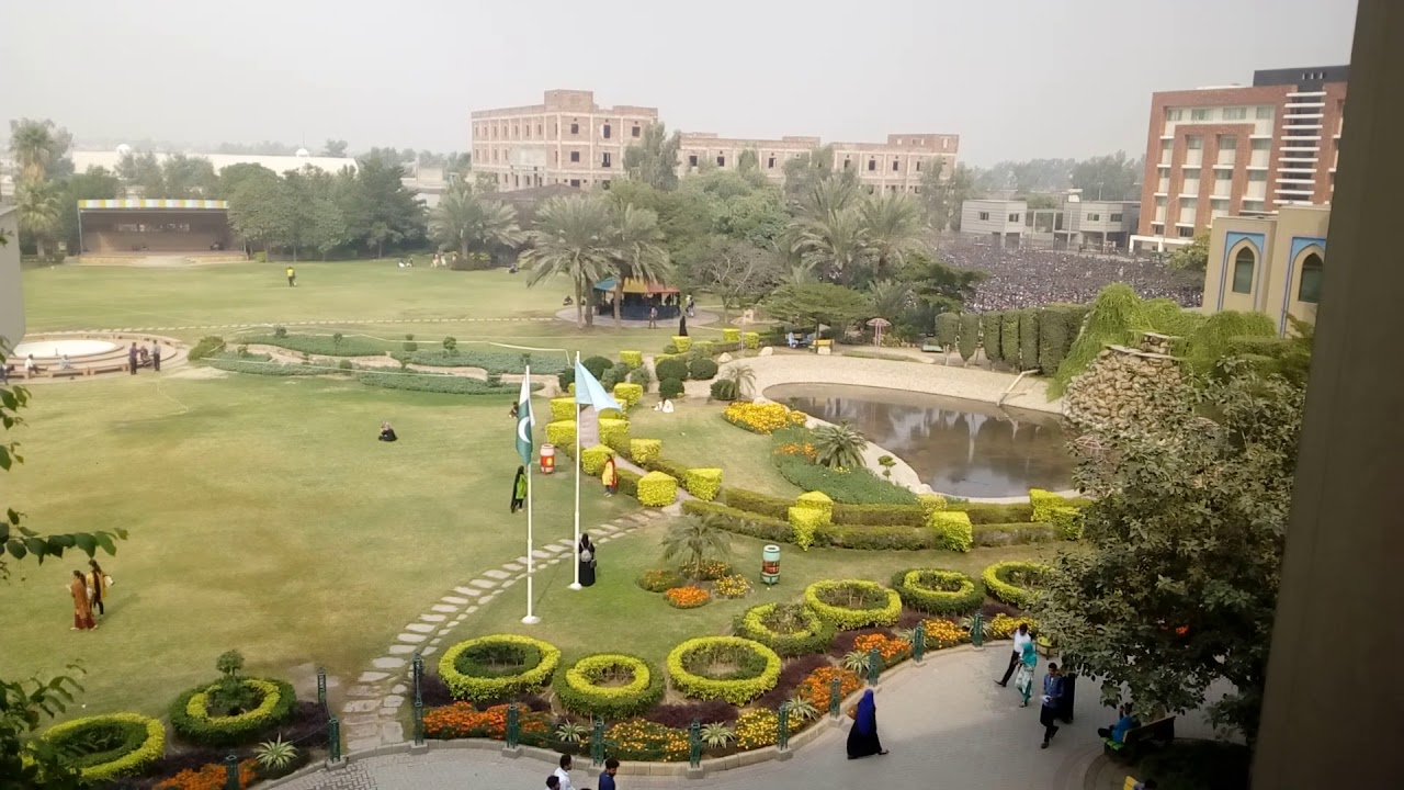 Beautiful view UOL Lahore - YouTube