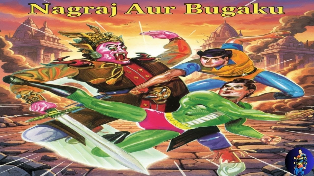 Nagraj Aur Bugaku ( नागराज और बुगाकू ) - Multistarer Comics - Hindi Comics Audiobook - YouTube