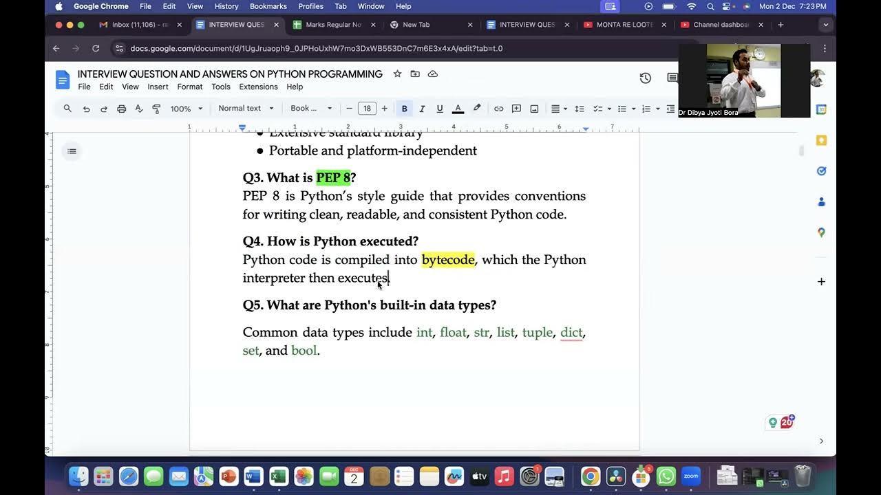 Python Interview Questions & Answers You MUST Know in 2024! - YouTube