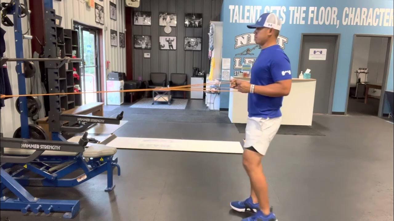 Banded Row Isometric Step Backs - YouTube