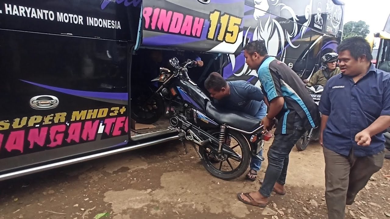 bus haryanto terminal lembang Ciledug tanggerang - YouTube