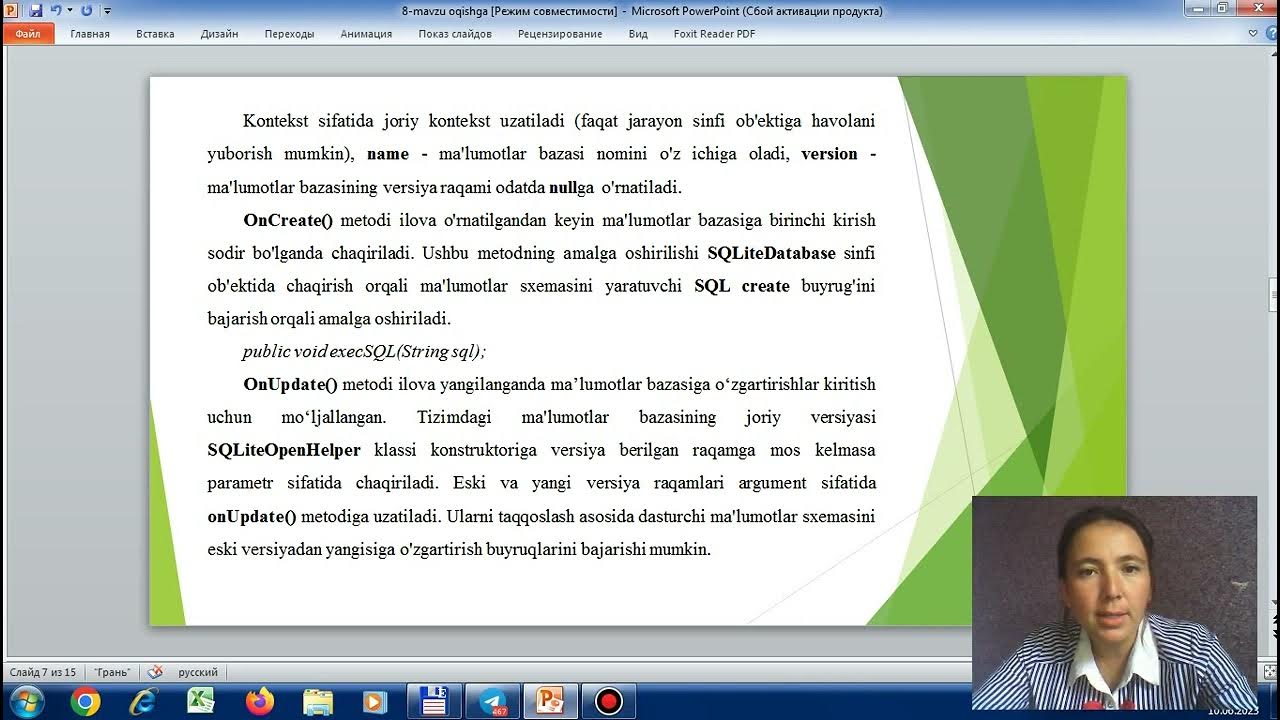 8-mavzu. MA'LUMOTLARNI SAQLASH - YouTube