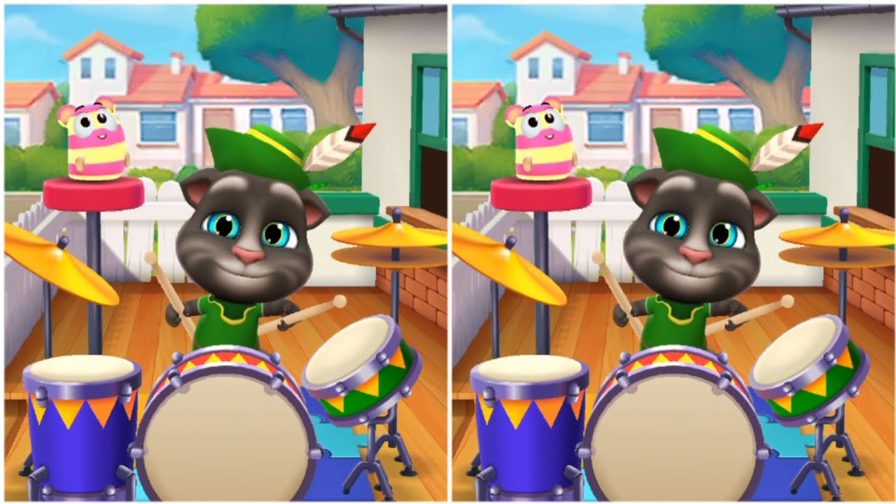 Talking Tom 2 Cat | Eating Food 🍇🍉🥛 - YouTube