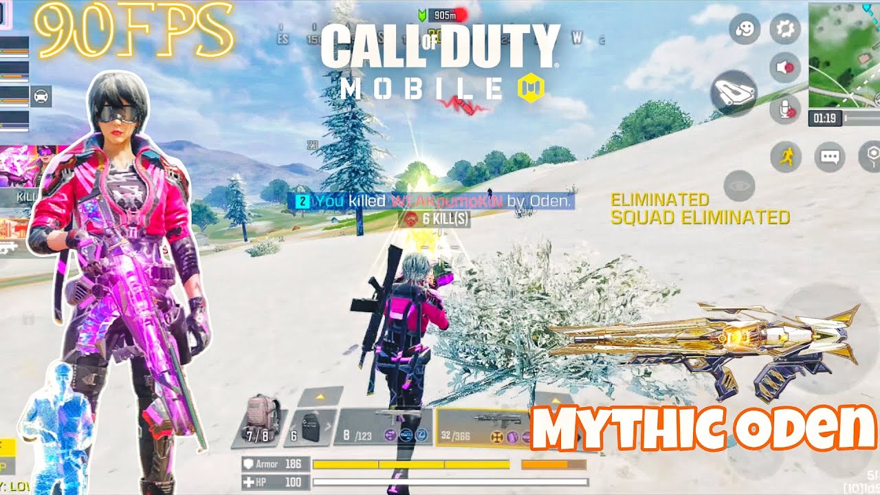 Best Mythic Oden Gun | Call Of Duty Mobile Squad Match | 90Fps Iqoo ...