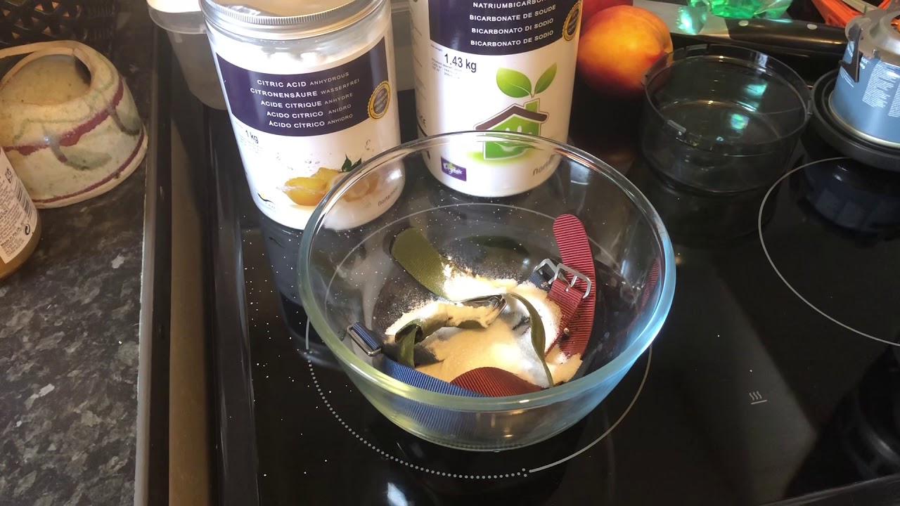 Cleaning Nylon Watch Straps - YouTube