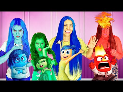 VIRAMOS OS PERSONAGENS DO DIVERTIDAMENTE POR 24 HORAS! *muito divertido