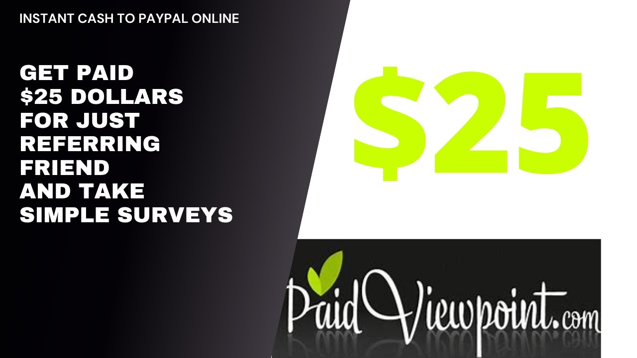 How to earn $25 doing simple task online with paidviewpoints - YouTube