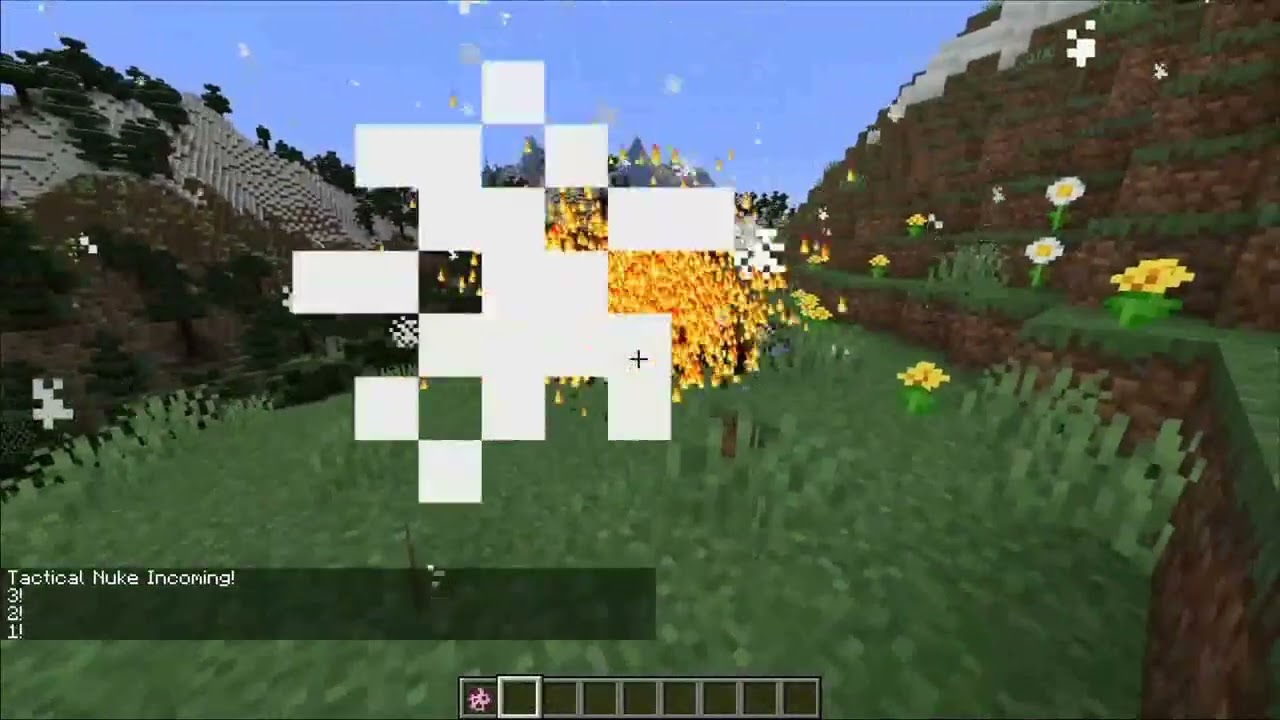 Tactical Nuke In Minecraft Using Command Blocks - YouTube