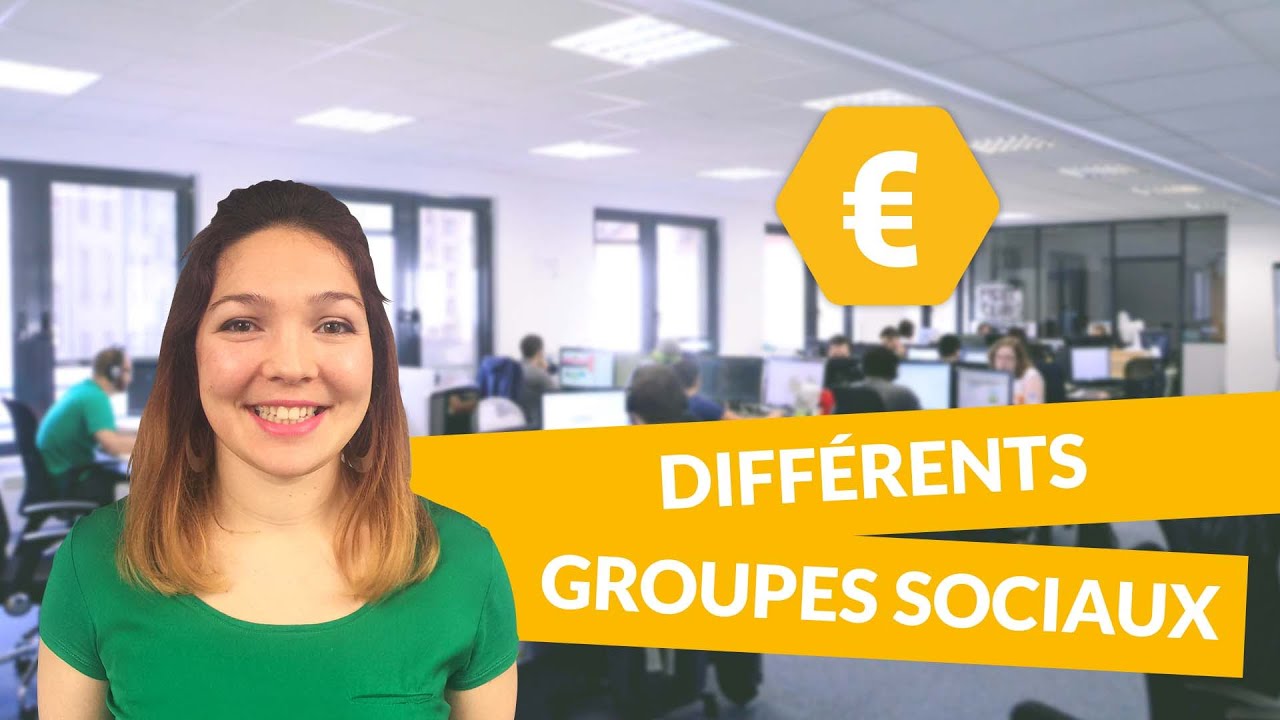 Différents Groupes Sociaux Economie Première Es Digischool Youtube