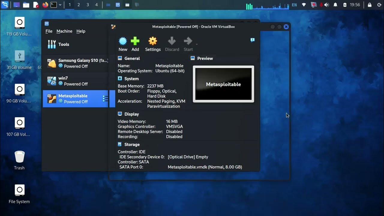 Cara install Metasploitable untuk latihan Pentest atau Hacking di Kali ...
