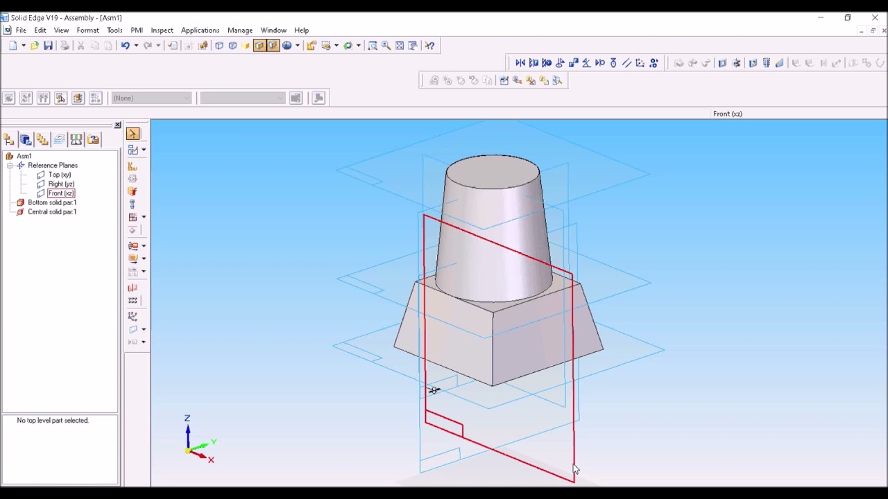 Assembly of solid parts and Generative drafting in Solid Edge(Video03) - YouTube