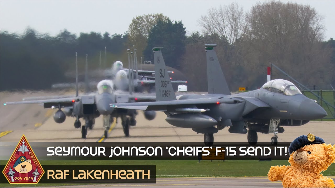 SEND IT! 12 SEYMOUR JOHNSON F-15 STRIKE EAGLES • 335TH FIGHTER SQUADRON ...