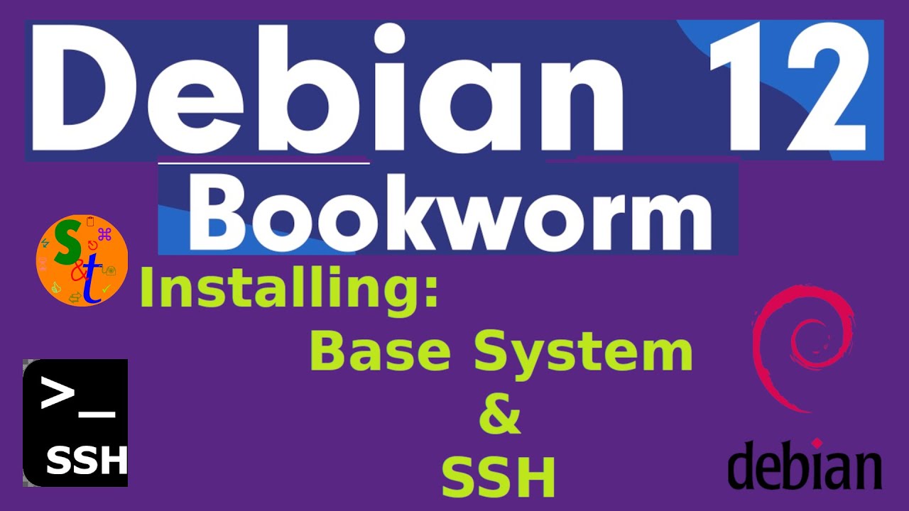 Installing Debian Bookworm Testing Debian 12 Base System And Ssh Youtube 7177