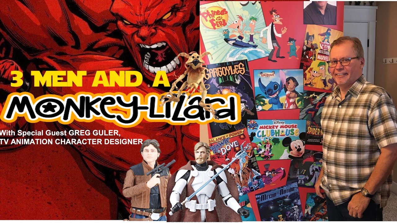 Talking TV Animation 3 Men and a MoNKeY-LiZaRD E: 37 Special Guest Greg ...