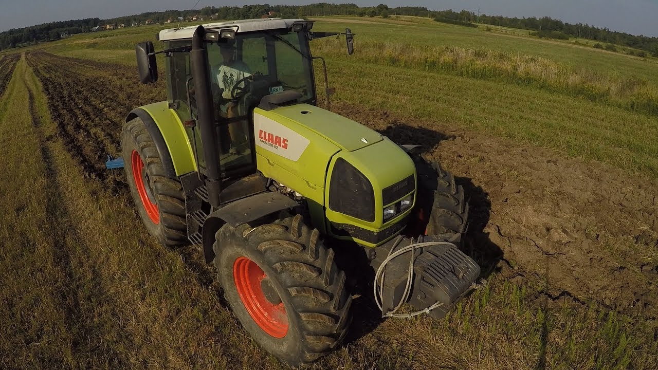 Claas Ares 836 RZ głęboszowanie, uprawa i siew 2018 - YouTube