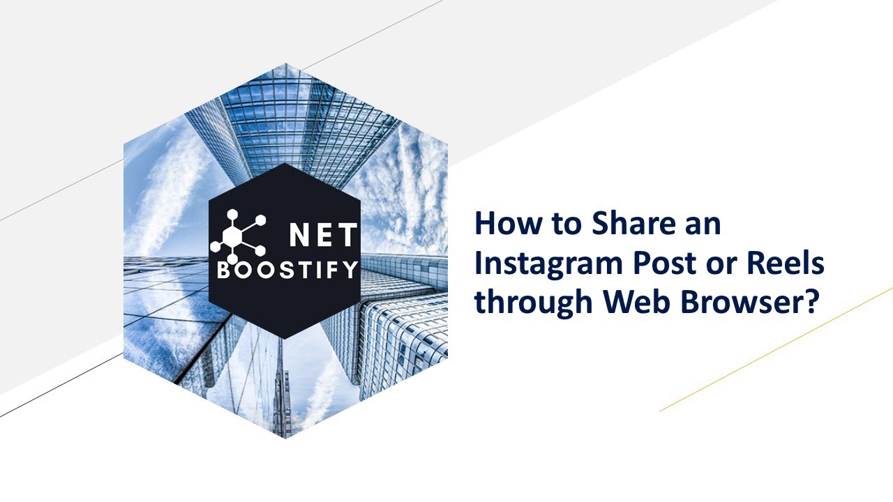 How to Share an Instagram Post or Reels through Web Browser? - YouTube
