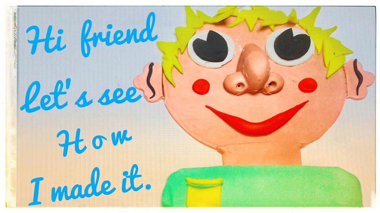 DIY | How to make a simple Face using Play-Doh or Modeling Clay* Pâte à ...