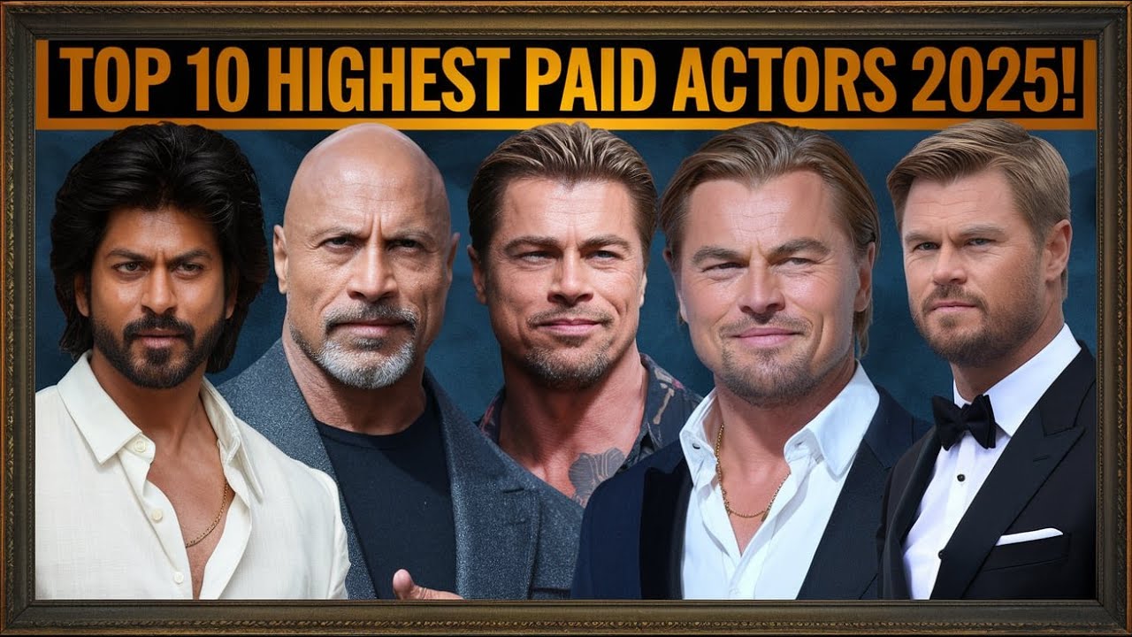 Top 10 Highest Paid Actors in 2025 | Hollywood and Bollywood’s Biggest ...