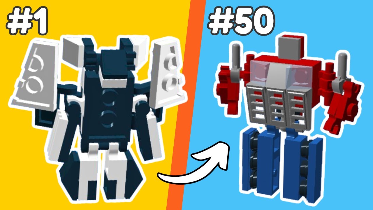 LEGO +50 Transformers | Tutorial - YouTube