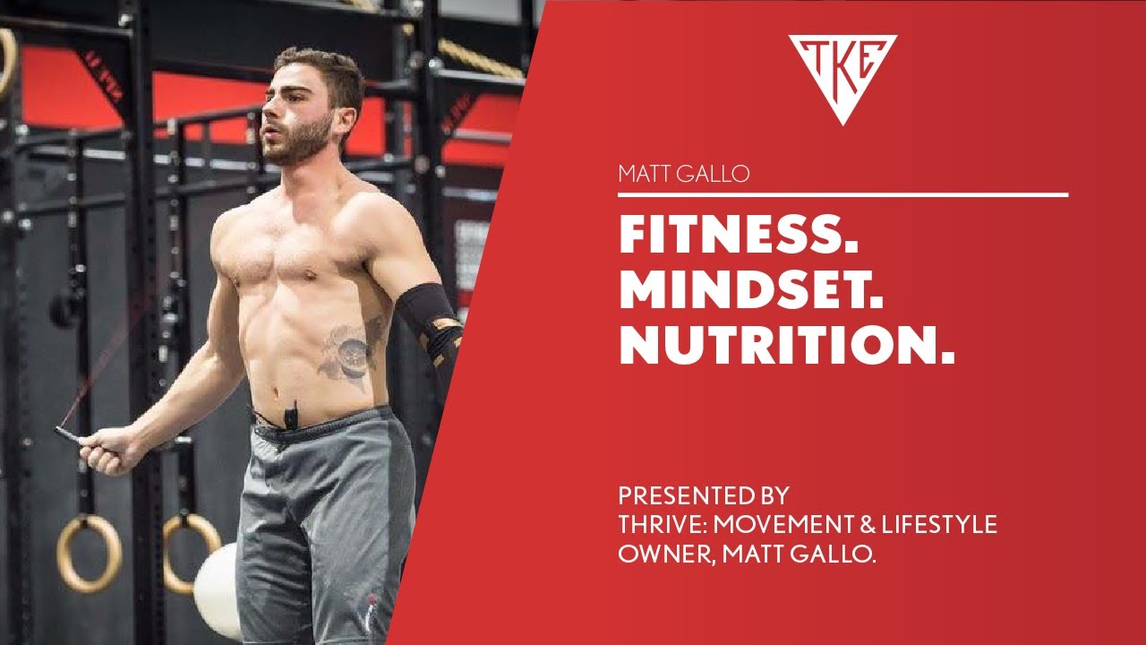 Fitness. Mindset. Nutrition. Presented by Thrive Owner, Matt Gallo ...