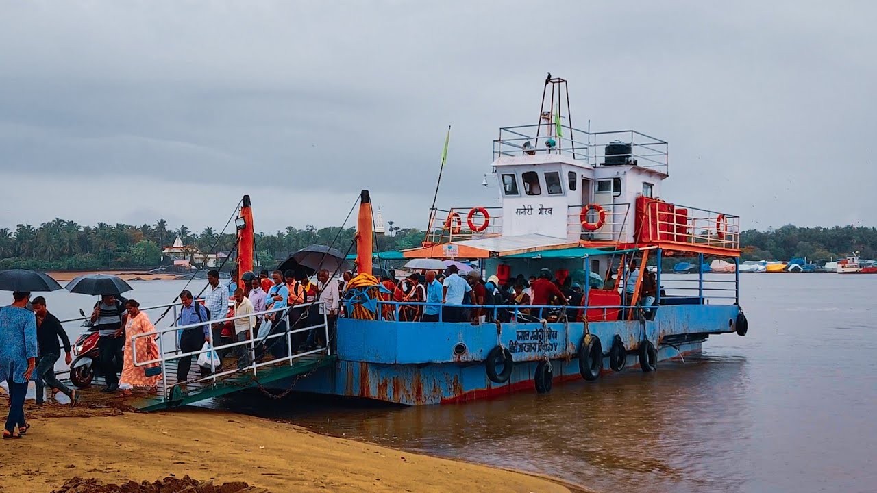 Manori Ferry Boat ⛴ | Madh Marve Beach Malad West Mumbai - YouTube