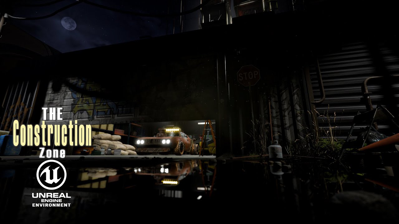 The Construction Zone | Full Environment | Unreal Engine 5.6 render # ...