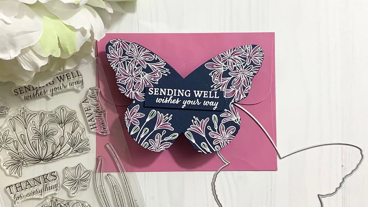 Butterfly Shaped Cards - YouTube