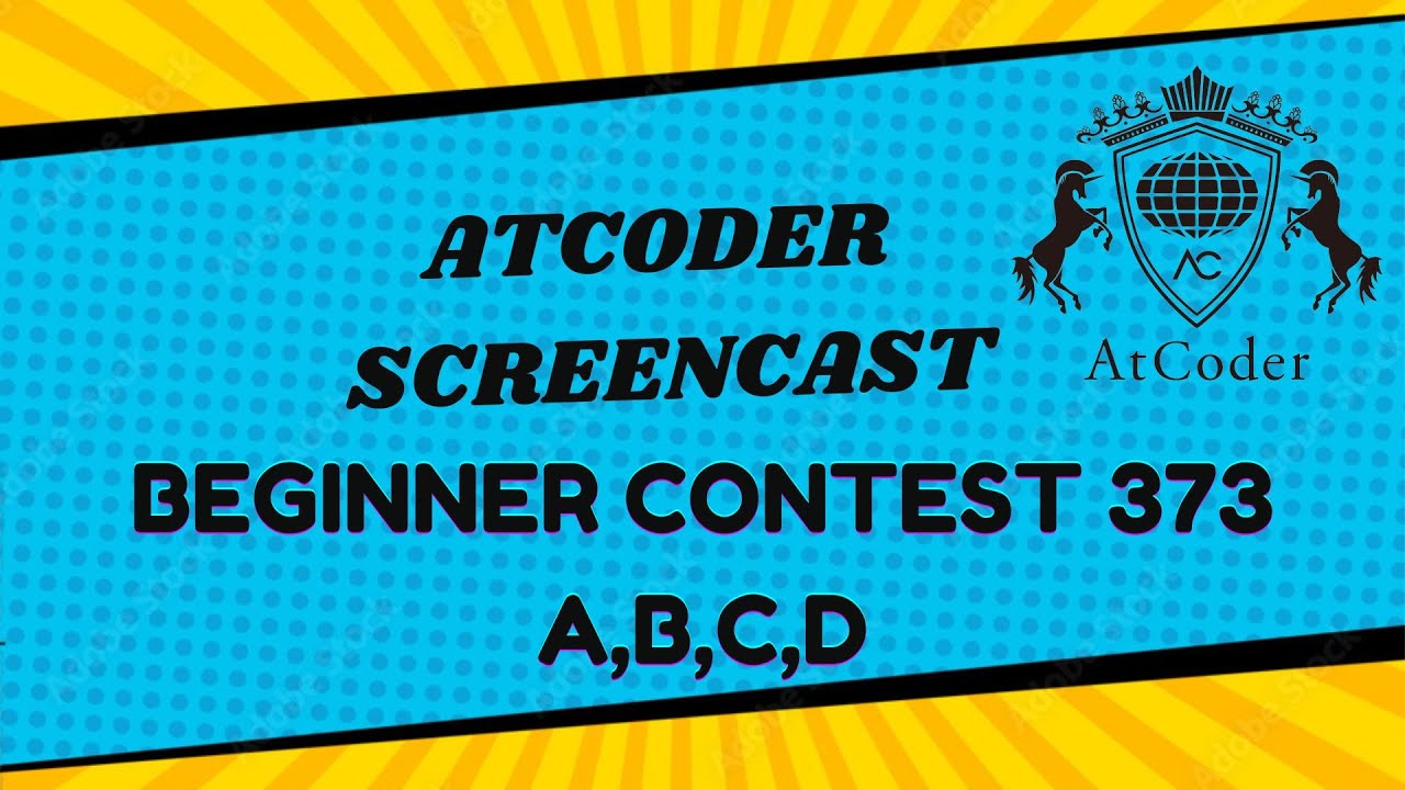 Atcoder Beginner Contest (ABC) 370 | ABCD solved - YouTube Atcoder Beginner Contest (ABC) 370 | ABCD solved - YouTube