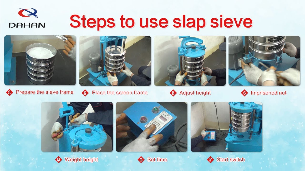 Steps to use slap sieve - YouTube