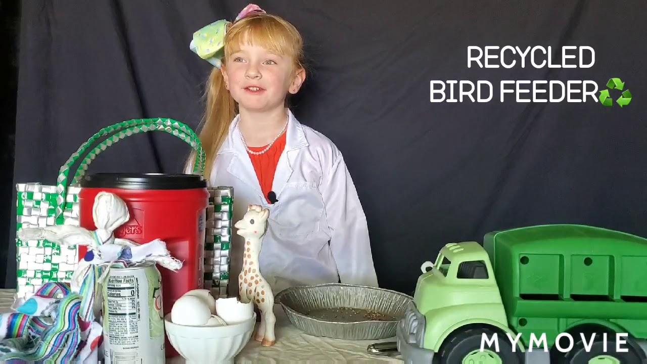 Earth Day - Recycled Bird Feeder - YouTube