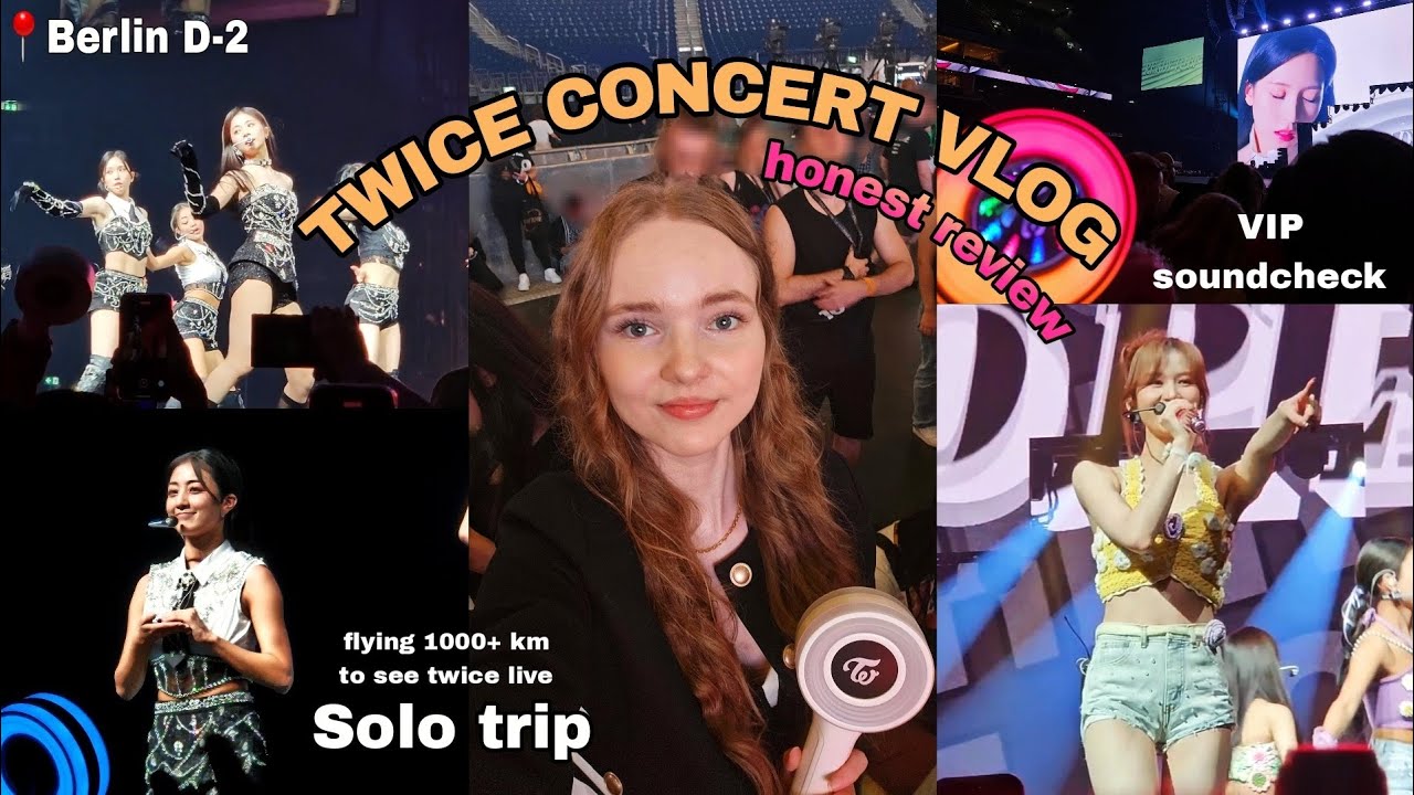 TWICE CONCERT VLOG ️| Solo trip to RTB in Berlin D-2 | VIP soundcheck, numbering mess and more ...