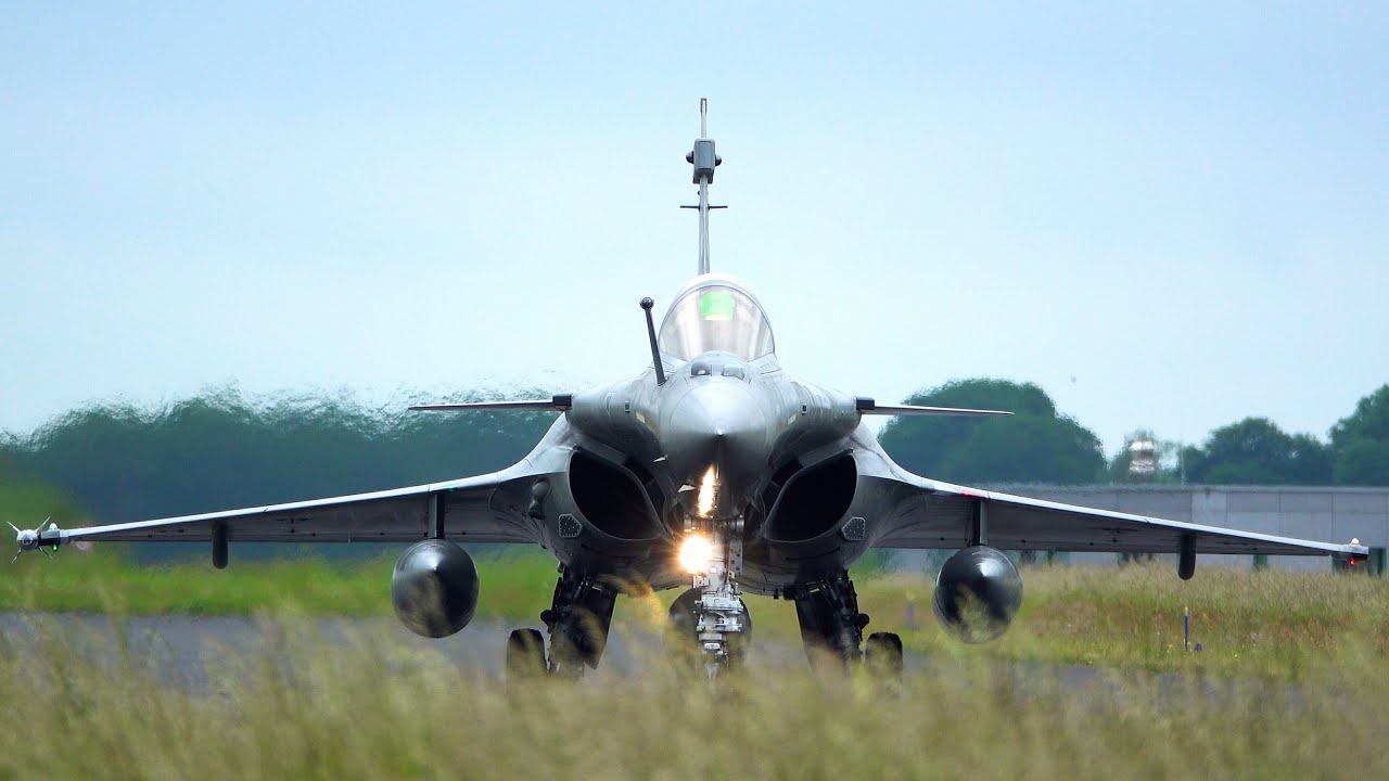 NATO Tiger Meet 2024 Rafale M Flotille 11F 03.06.24 Airbase Jagel - YouTube