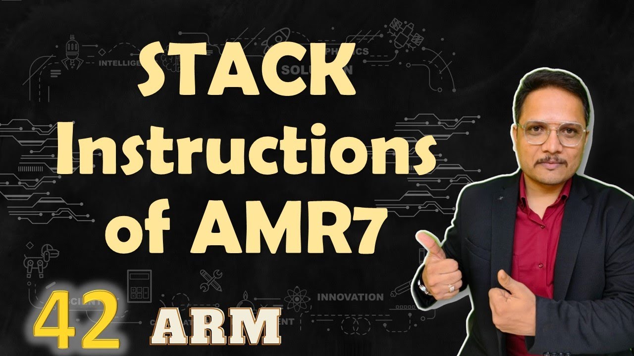 Stack Related Instructions in ARM7 - YouTube