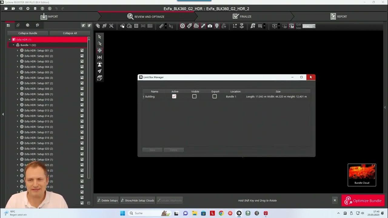 Leica Register360 Plus Clipping Box - Scanner2GO - YouTube