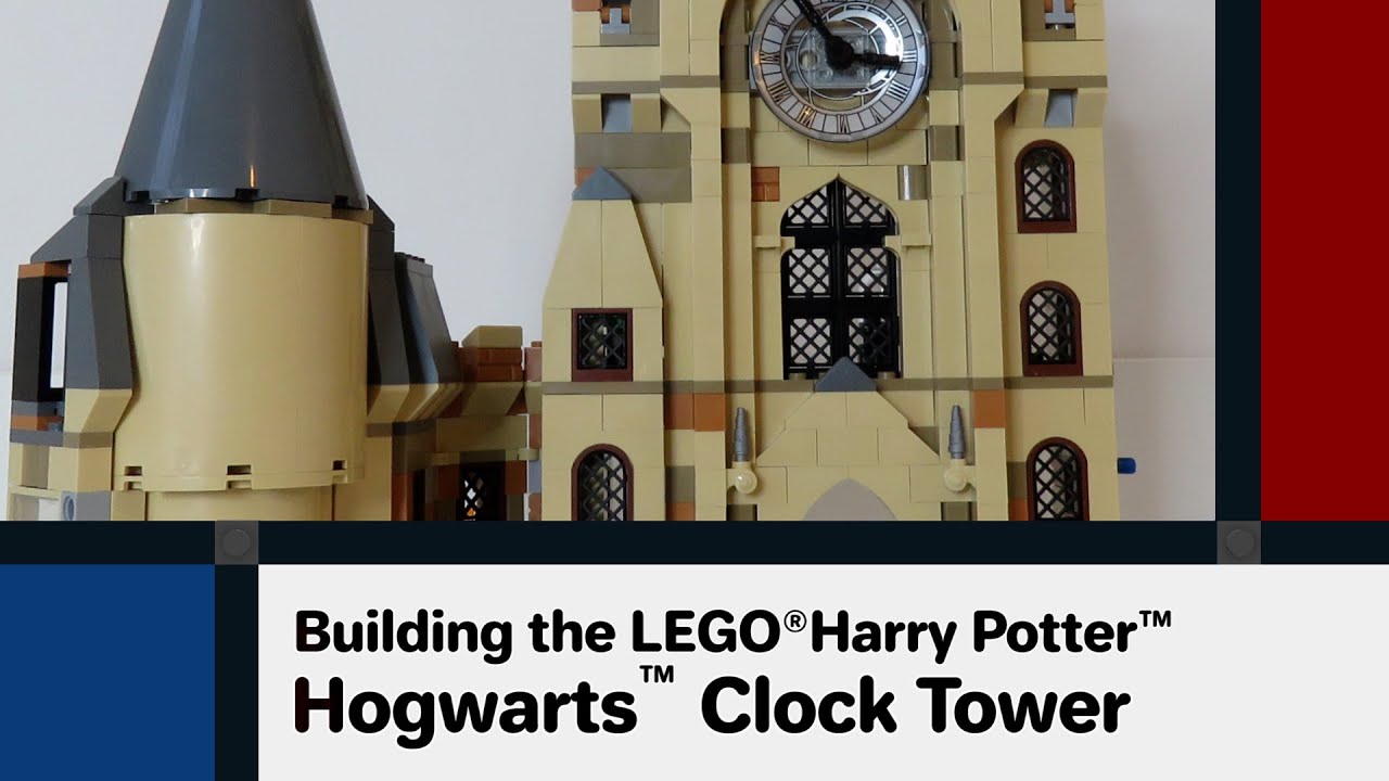 Building LEGO Set 75948 Harry Potter Hogwarts Clock Tower - YouTube