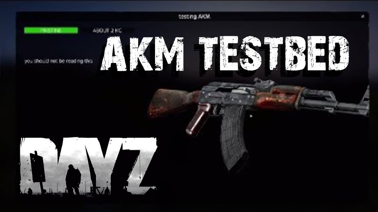 AKM TESTBED - DayZ Modding - Ps4 Gameplay - YouTube