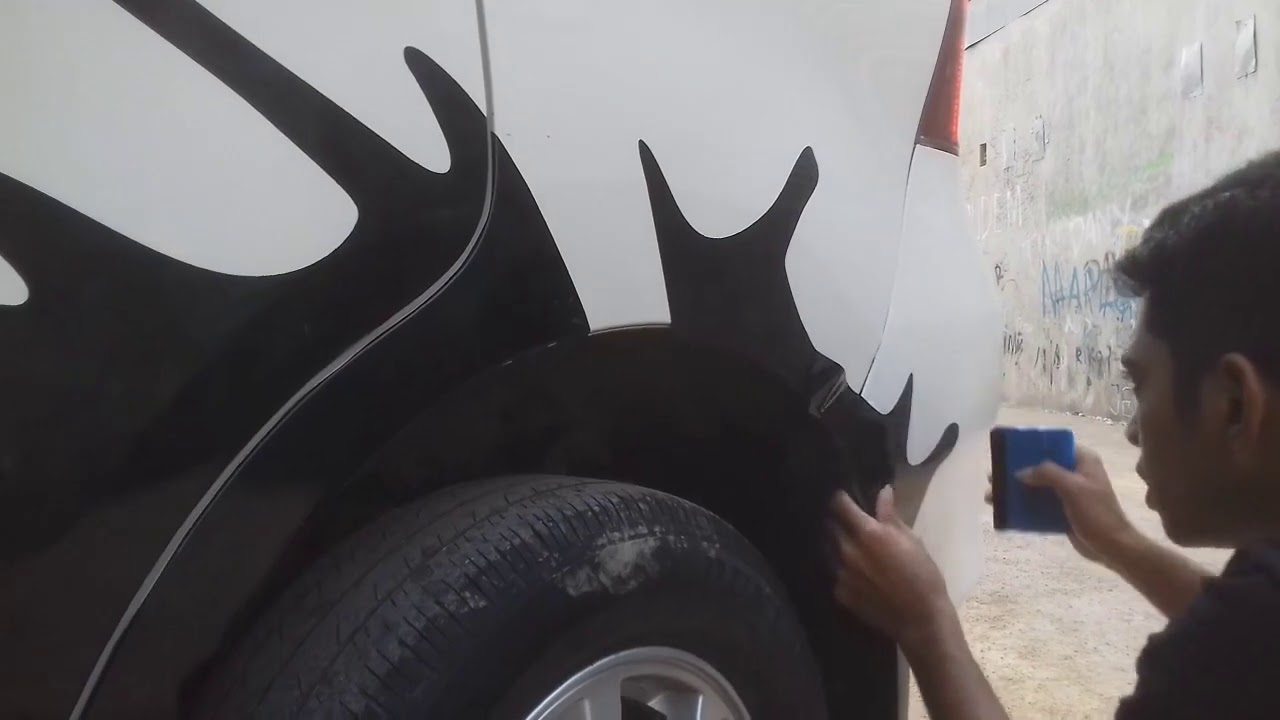Cara Cutting Sticker Toyota Avanza - YouTube