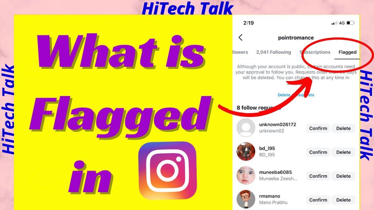 What is Flagged follow request in Instagram | Follow request in Public ...