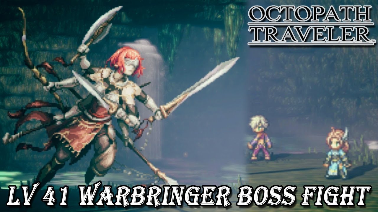 Octopath Traveler - Warbringer Winnehild Boss Battle [Level 41][Low ...