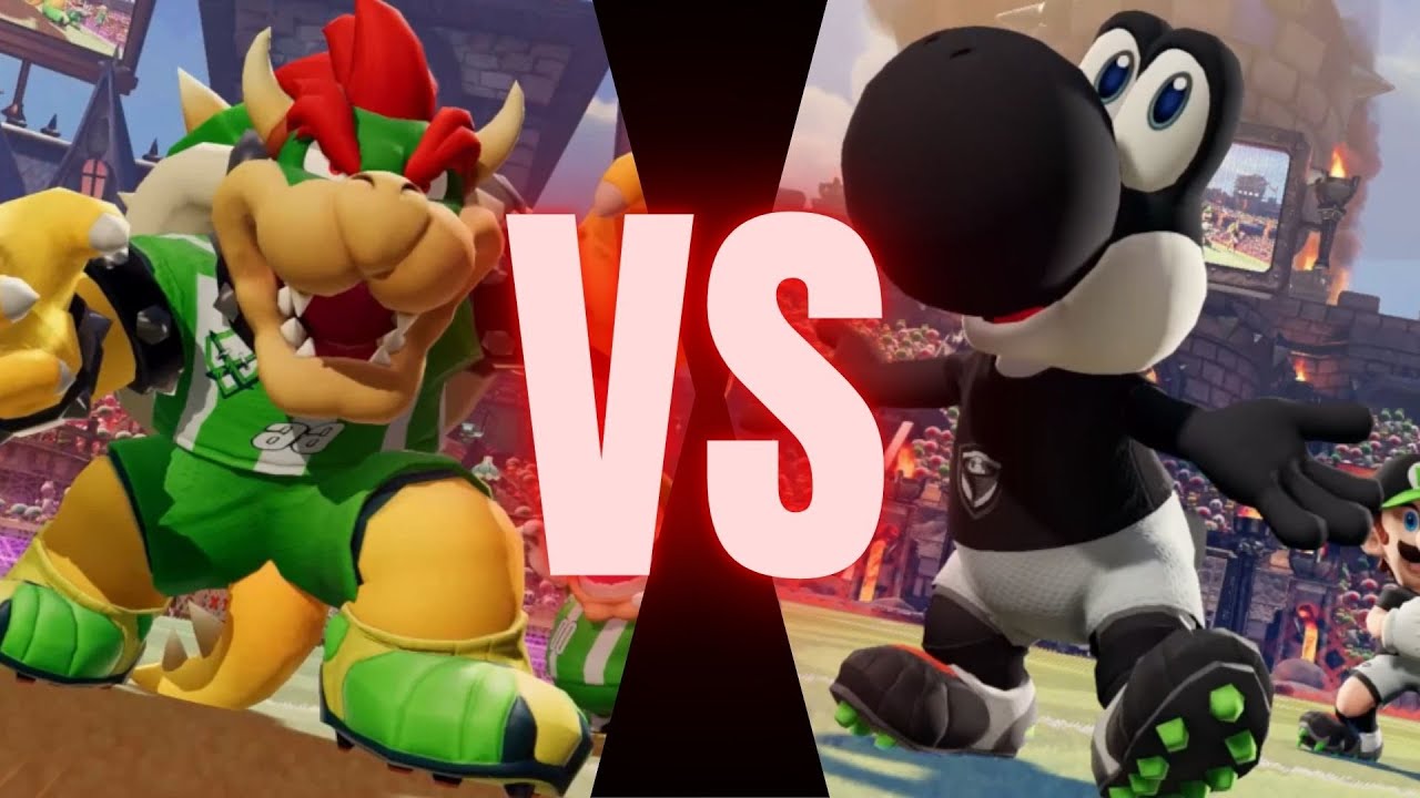 Mario Strikers Battle League - Bowser Vs. Yoshi - Part 15 - YouTube