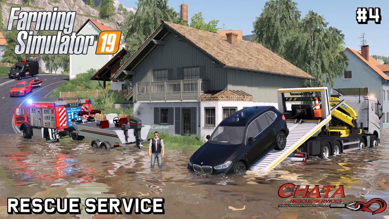 RESCUING vehicles from FLOODED STREET @TheCamPeRYT | Rescue Service ...