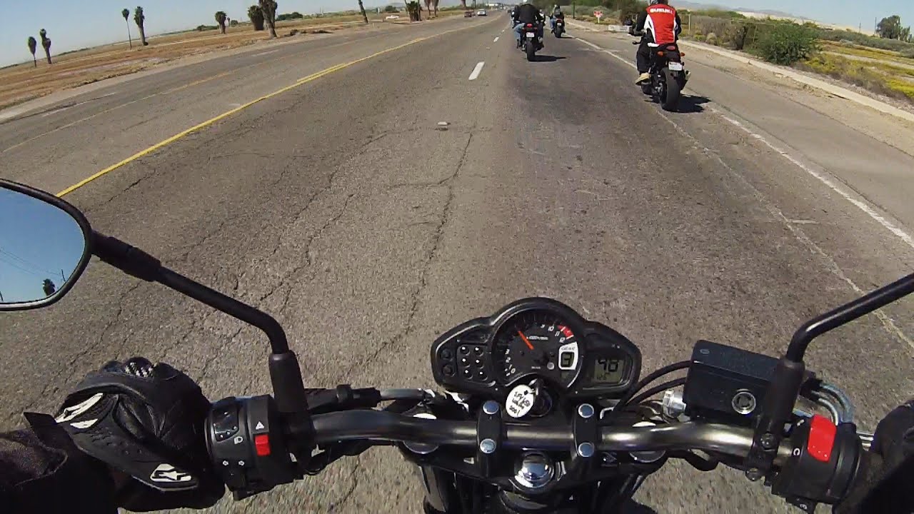 2015 Suzuki SFV650 - Test Ride Review - YouTube