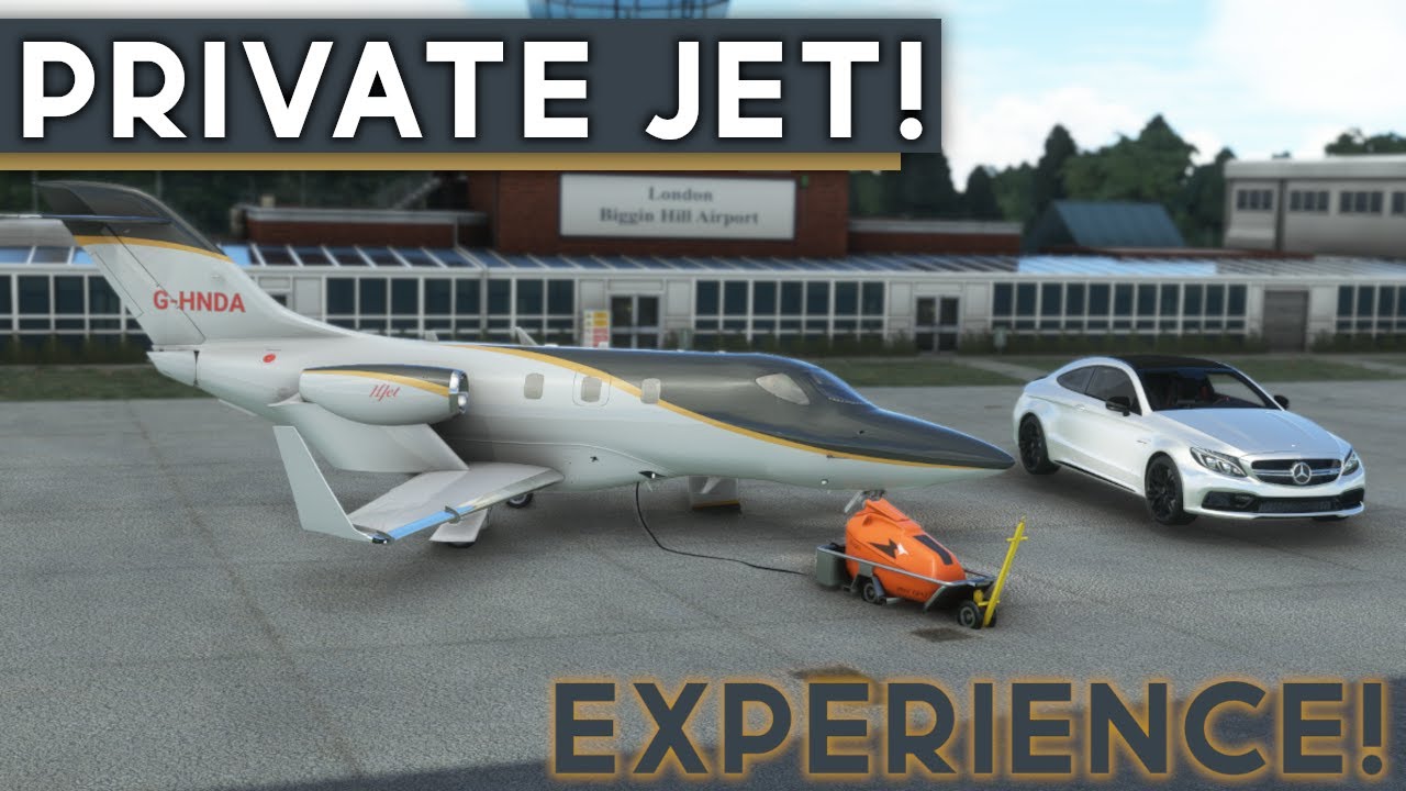 How a PRIVATE Jet Passenger flies! | Immersive MSFS Experience - YouTube
