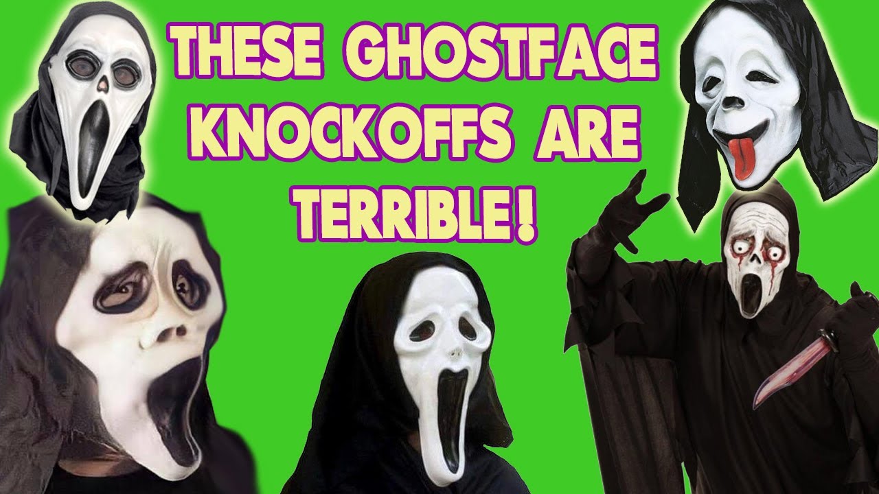 Hilariously bad Ghostface Knockoff masks! - YouTube