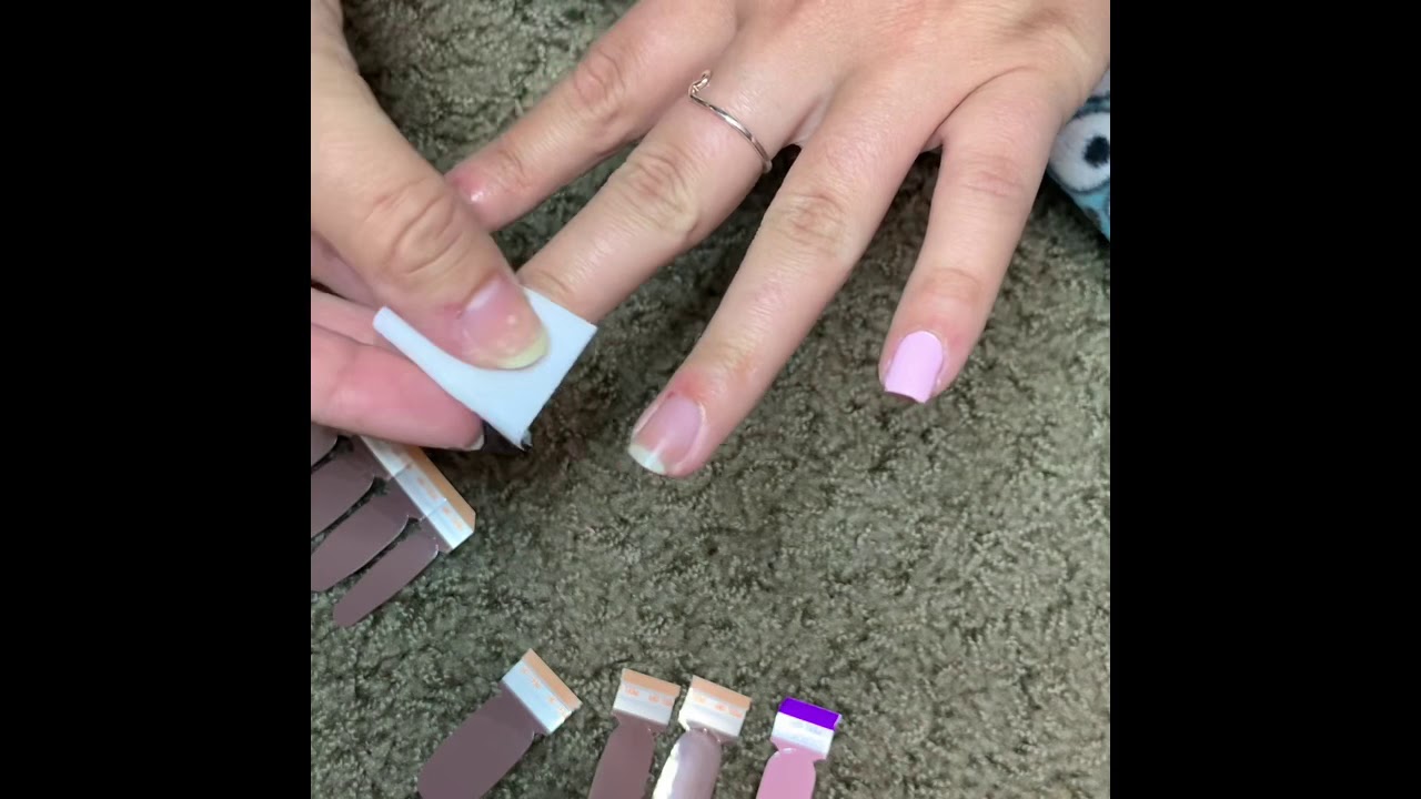 How to Apply Color Street Nails and How To Store after Opening - YouTube